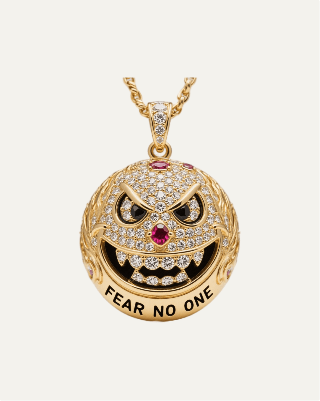The Signature Smirk | Fear No One Pendant - AUMPEX